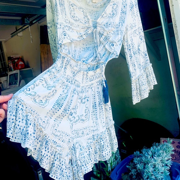 Surf Gypsy | Dresses | Boho Flowy Romper Surf Gypsy | Poshmark